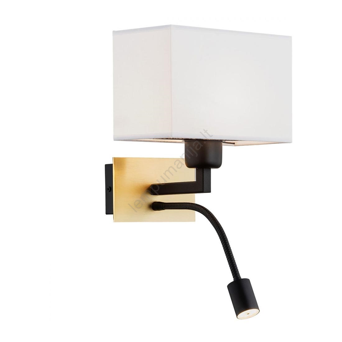 Argon 1040 - LED sieninis šviestuvas BILL 1xE27/15W/230V + LED/4,5W ...