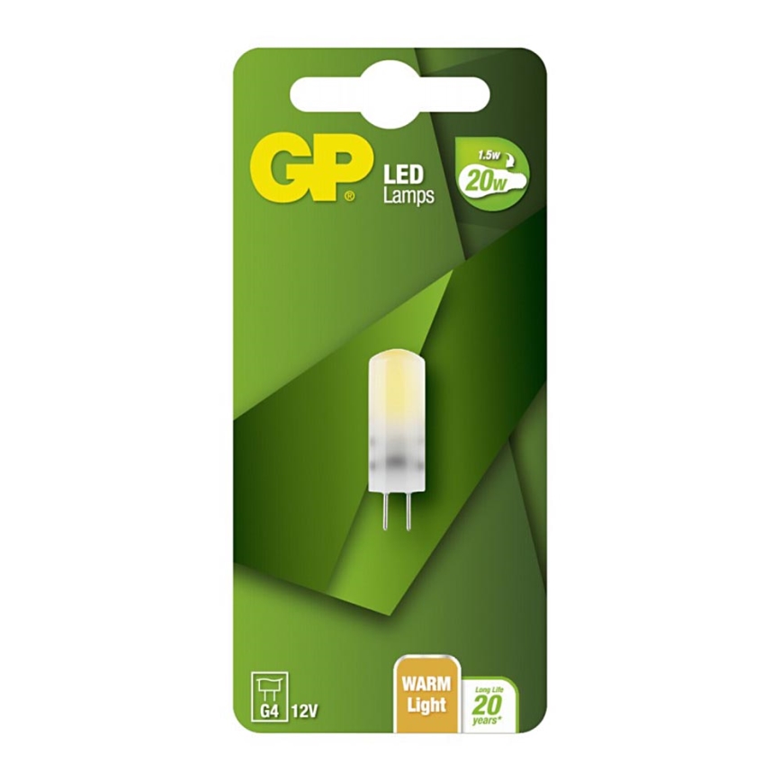 LED Lemputė G4/1,5W/12V 2700K - GP | Lempumanija