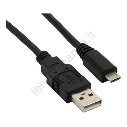 USB laidas su USB 2.0 A / mįkro USB B jungtimis 50 cm | Lempumanija